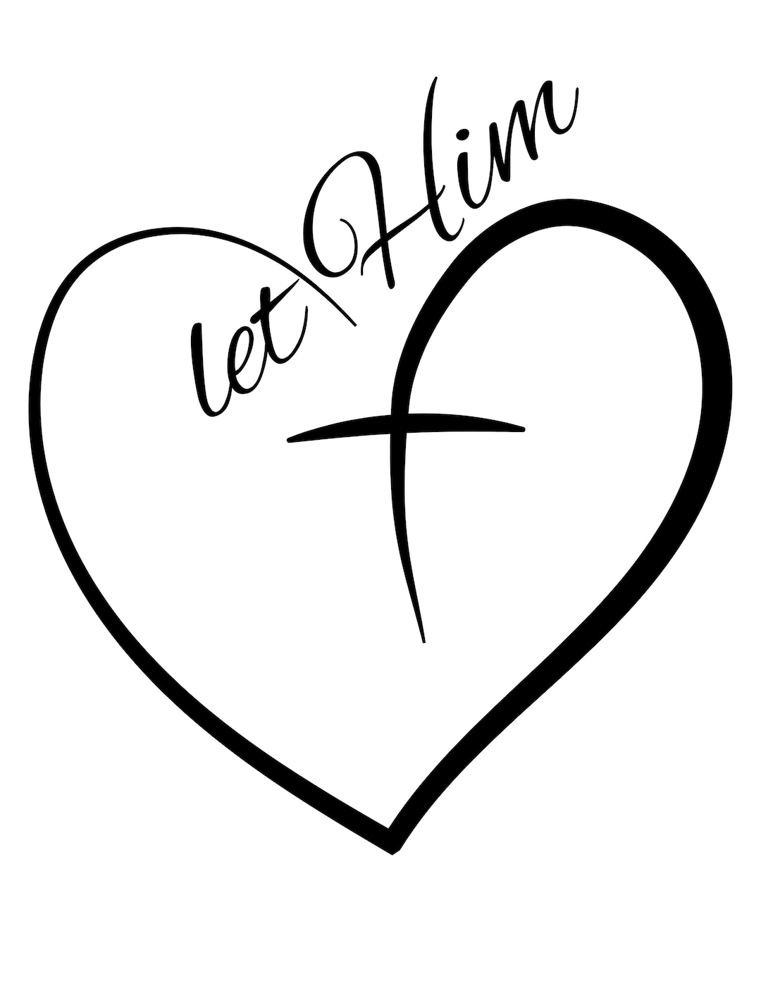 Let HIM SVG & PNG - Etsy