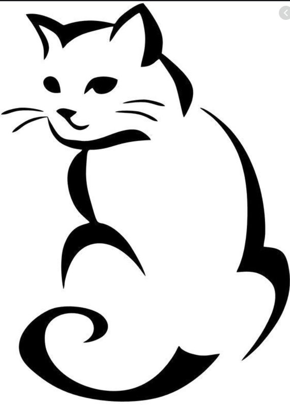 Cat SVG - Etsy