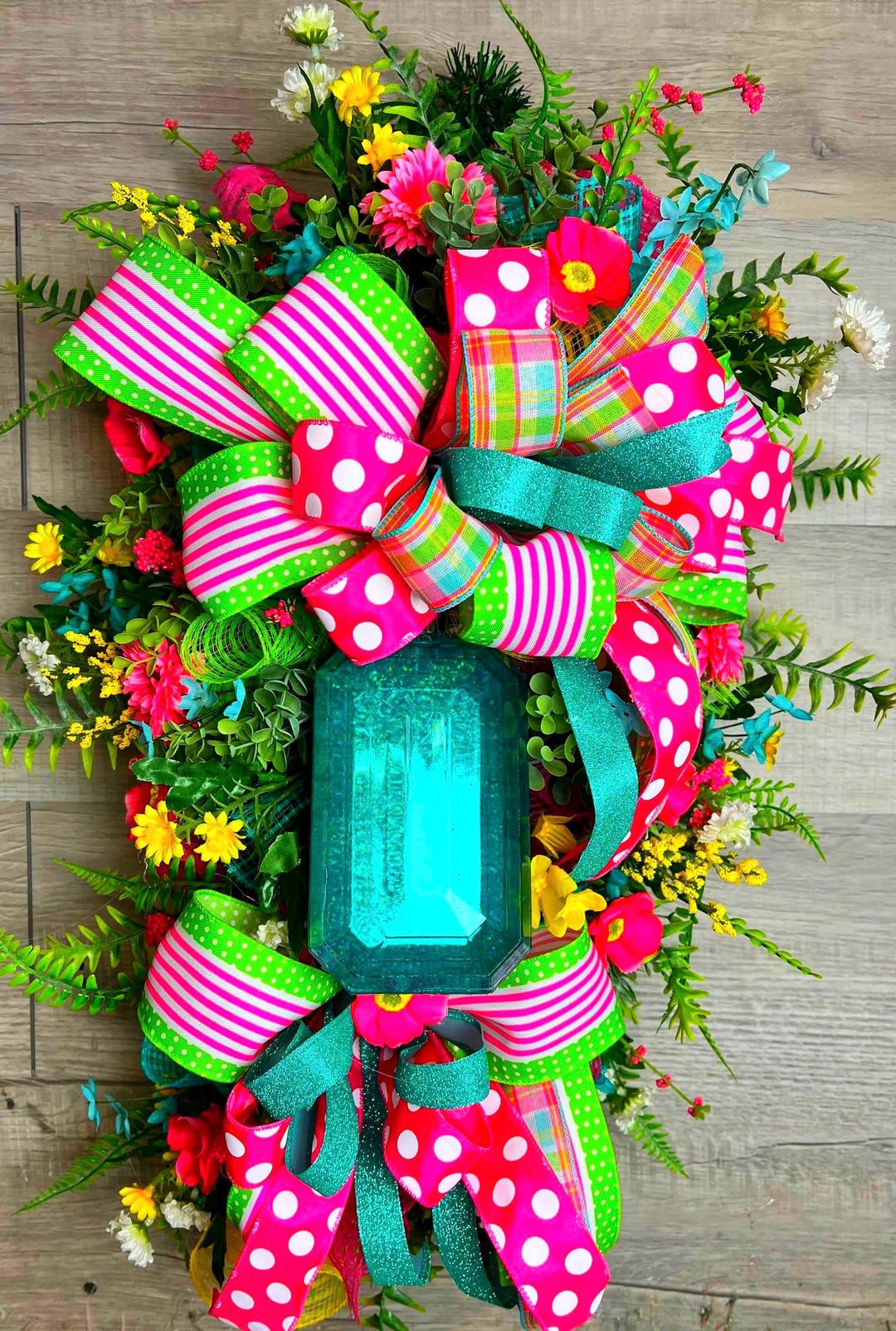 Spring Wreath, Spring Swag, Glam Swag, Easter Swag, Spring Decor ...
