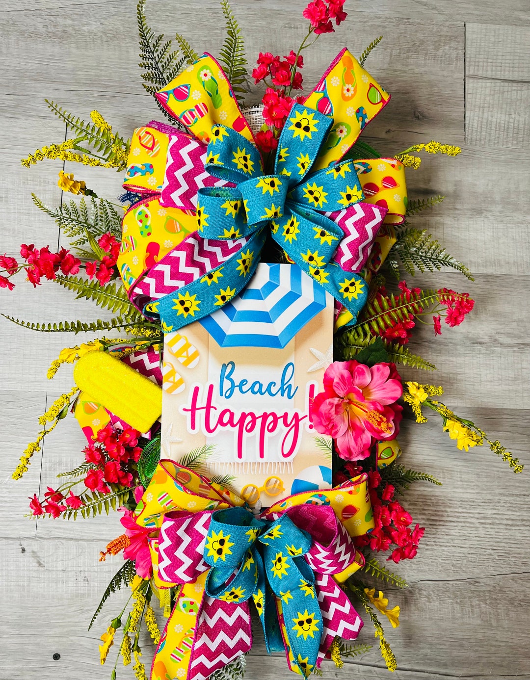 Summer Swag, Summer Wreath, Summer Decor, Door Decor, Gift for Her ...