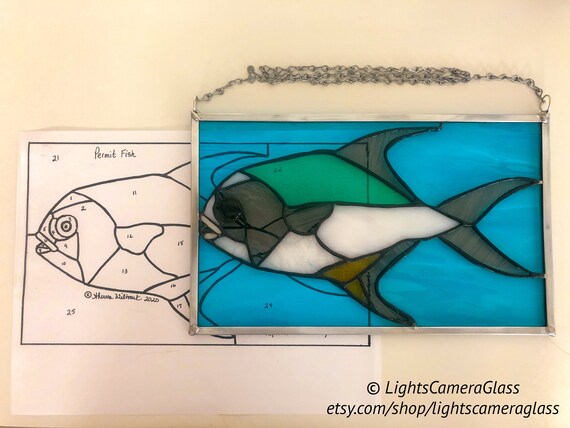 Tropical Fish Stained Glass Patterns Awesome! Fishtank Pattern