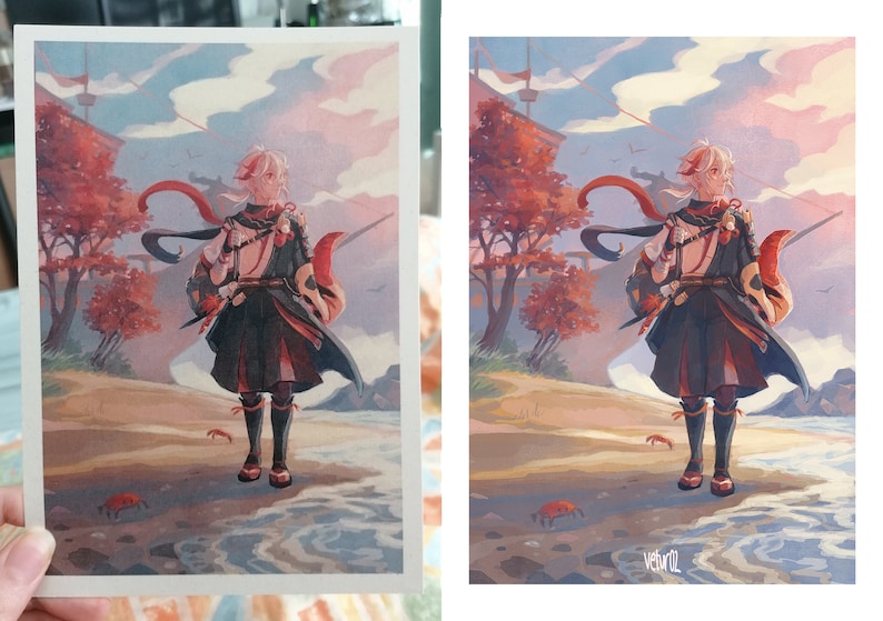 Genshin Impact Fanart Prints dina5 - Etsy