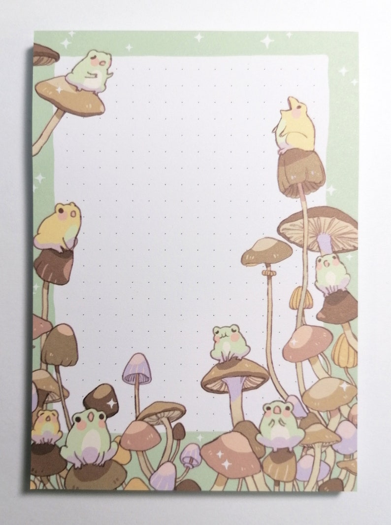Frog Concert Notepad - Etsy