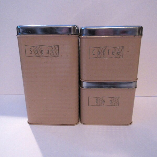 Retro Canister Set - Etsy