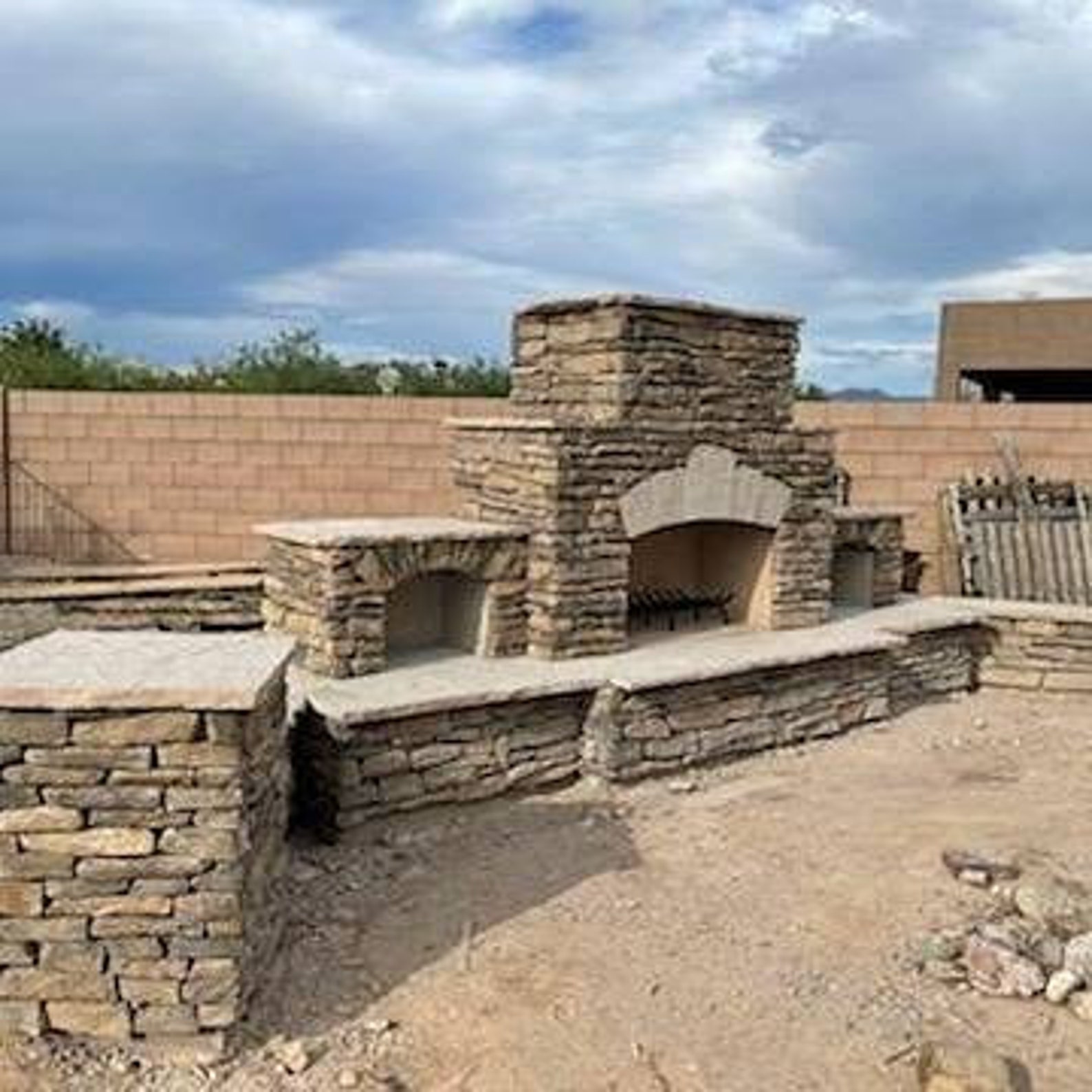 Maricopa Fireplace Design - DIY Outdoor Fireplace Plan - Etsy