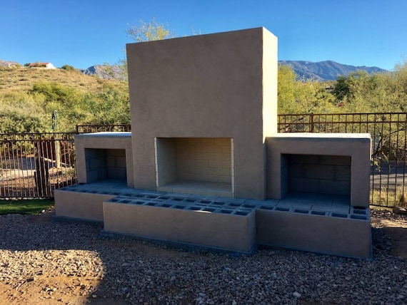How To Build An Outdoor Fireplace With Cinder Blocks