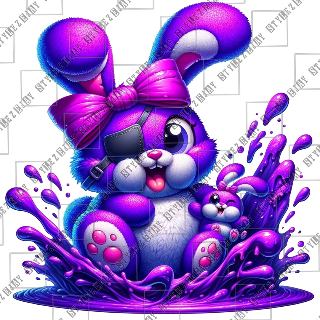 Splash Bunny Png - Etsy