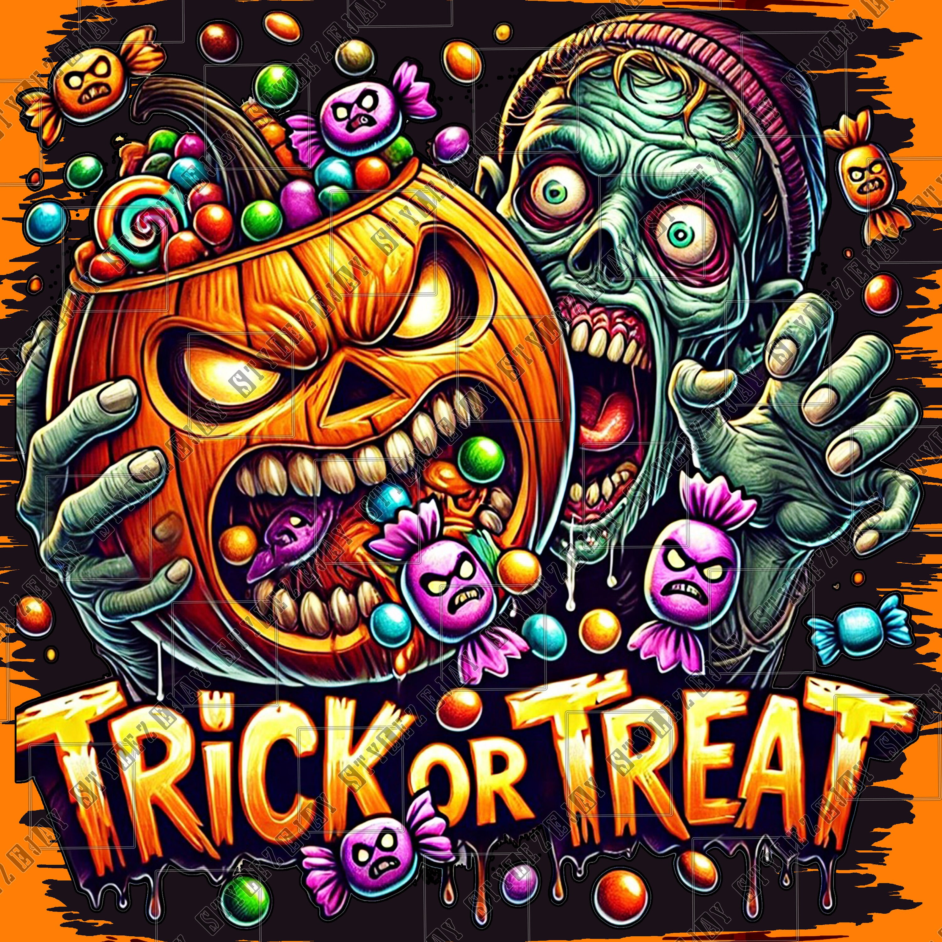 Tricks or Treat PNG - Etsy