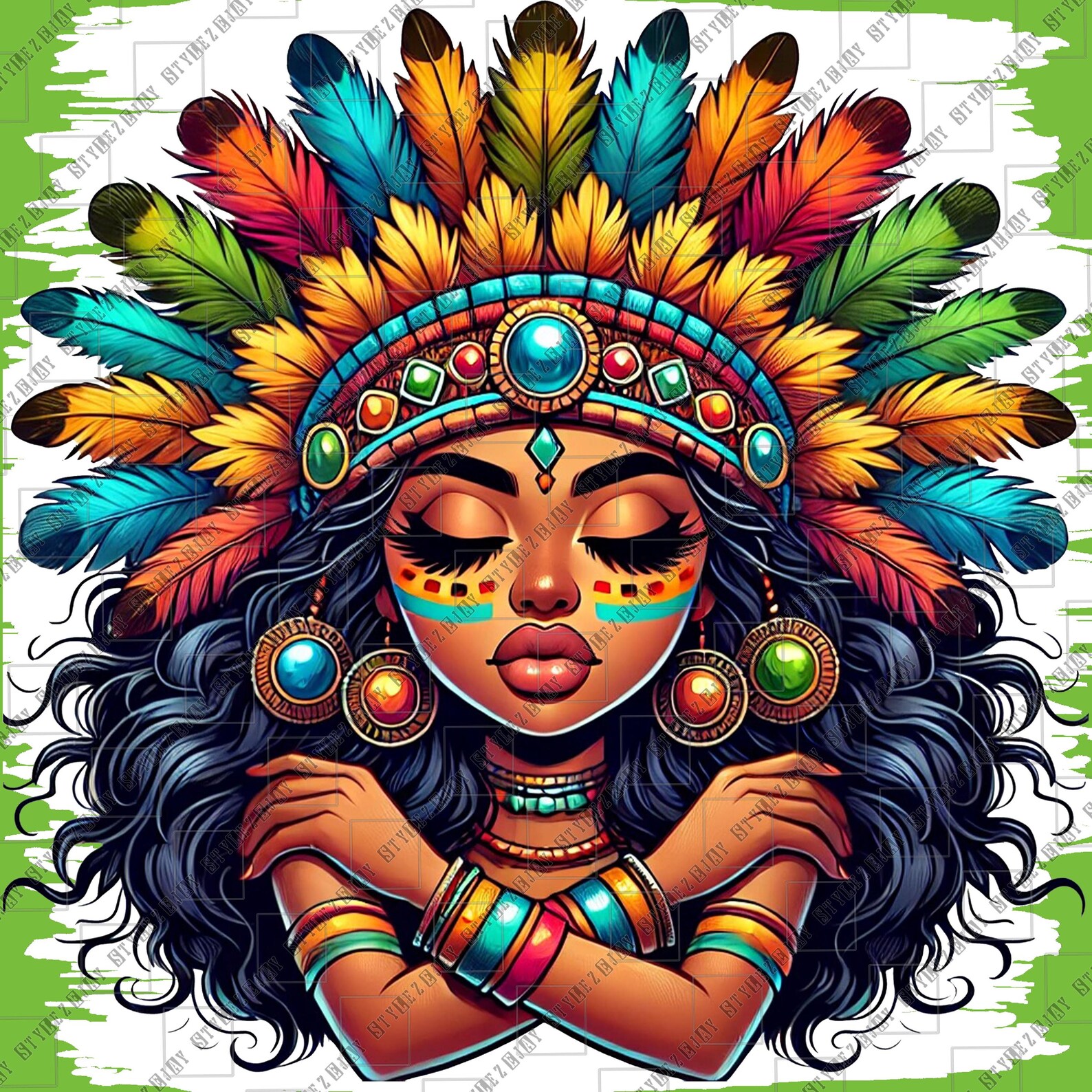 Celestial Chieftess PNG - Etsy