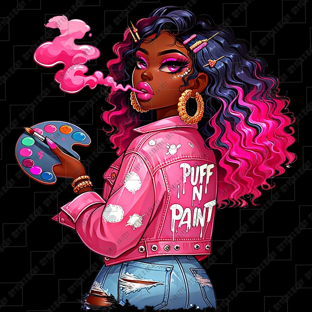 Puff N Paint Png - Etsy