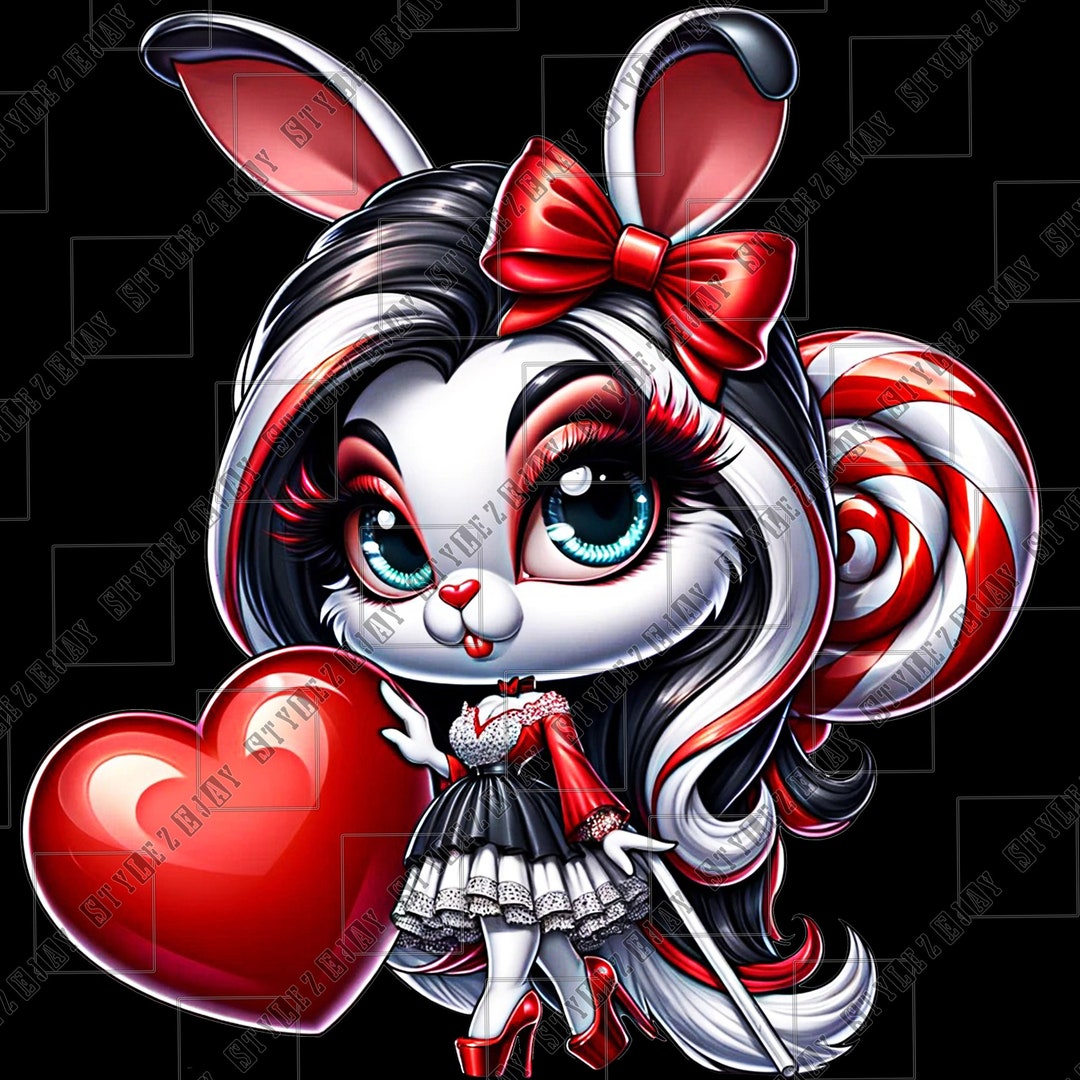 Peppermint Bunny Png - Etsy