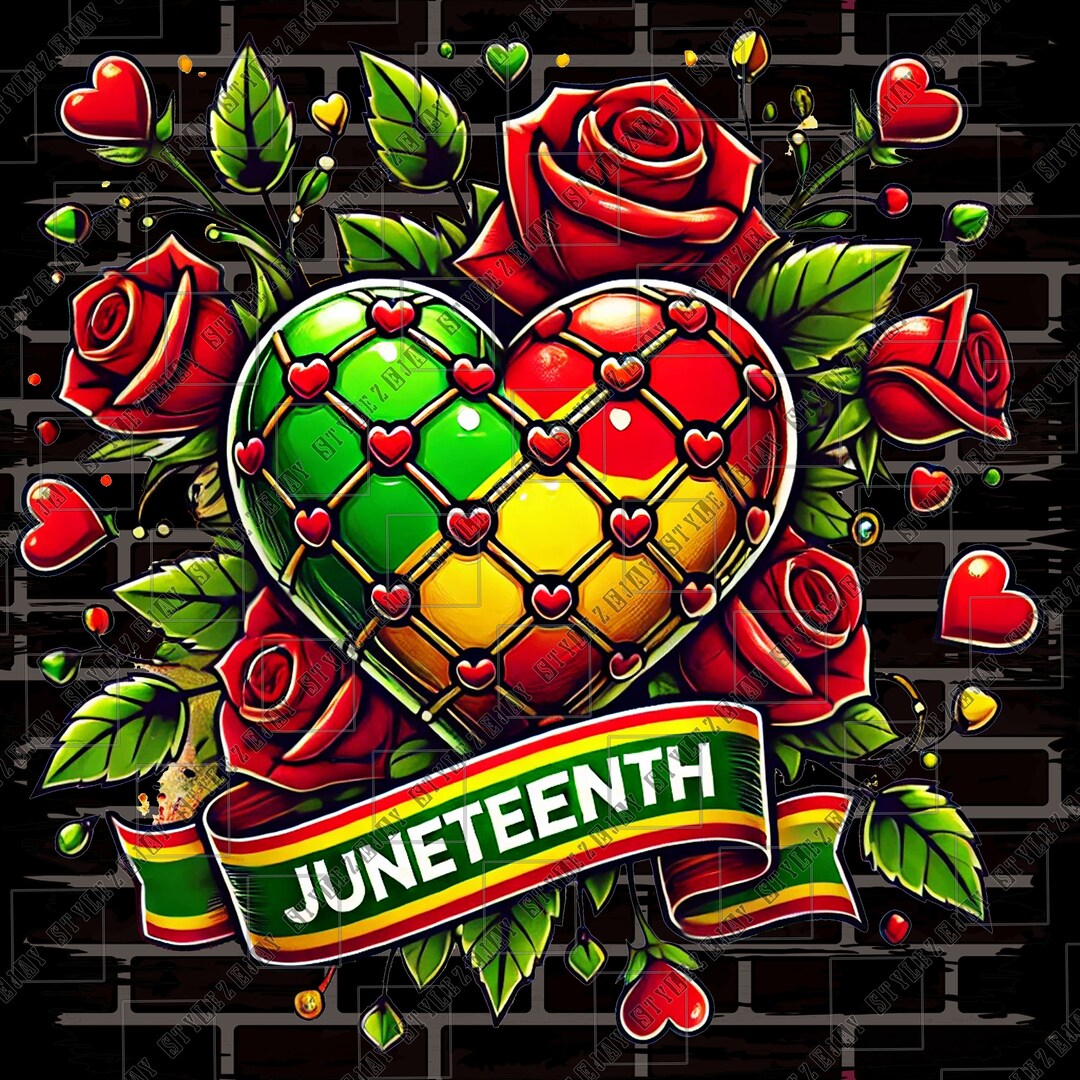 Juneteenth RESILIENCE-N-ROSES PNG - Etsy