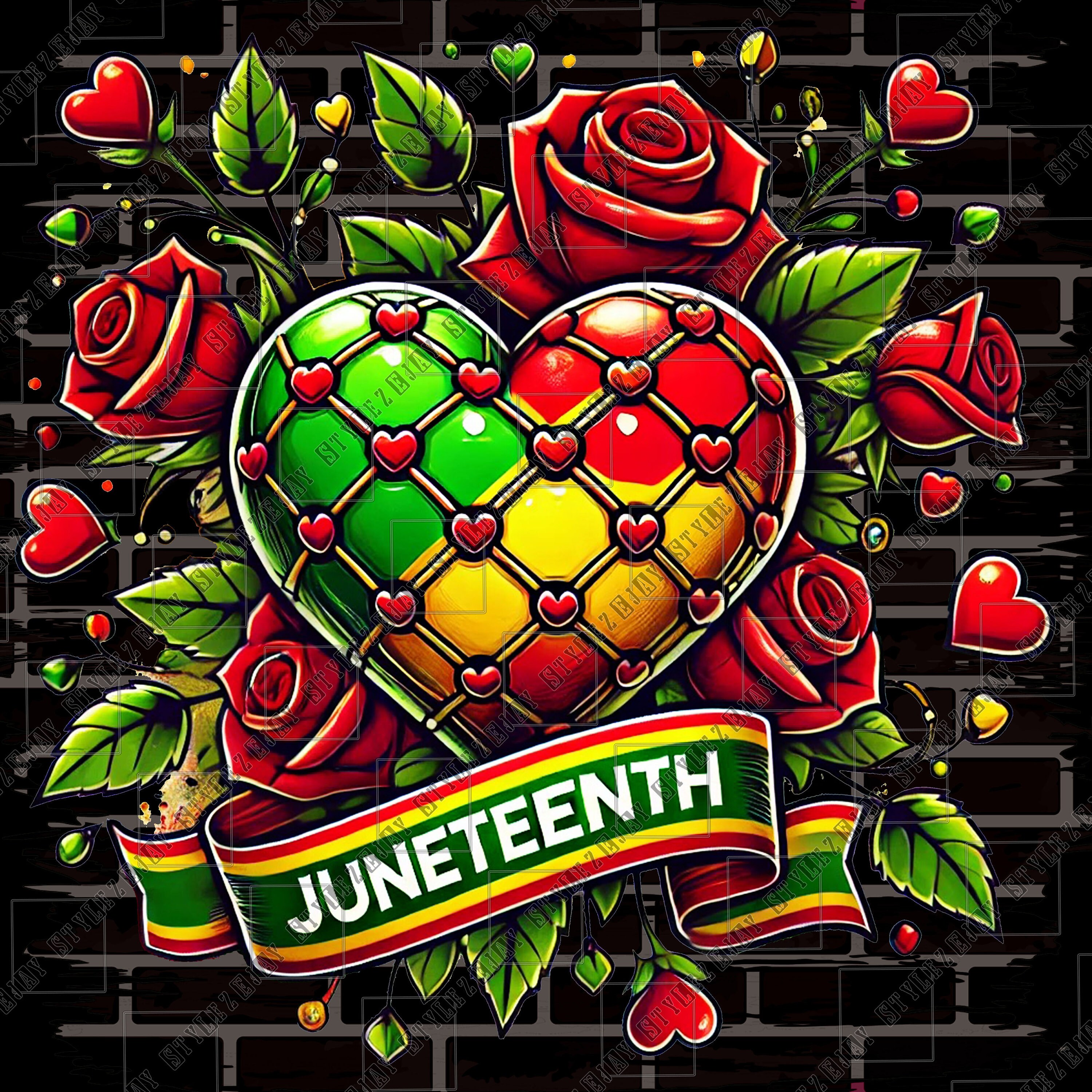Juneteenth RESILIENCE-N-ROSES PNG - Etsy
