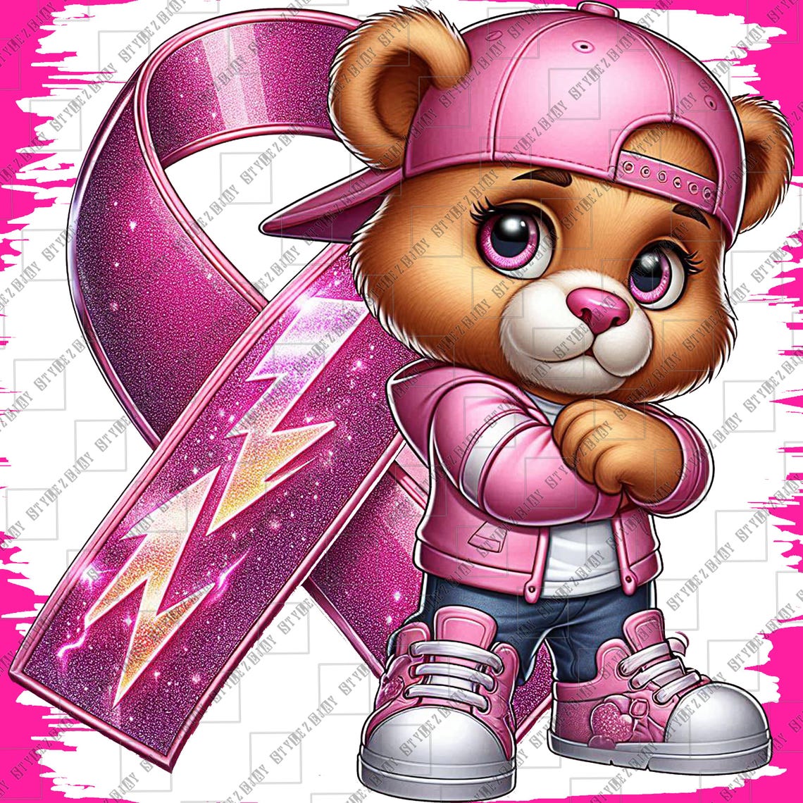 Fierce Fighter Cub PNG (cancer Awareness) - Etsy