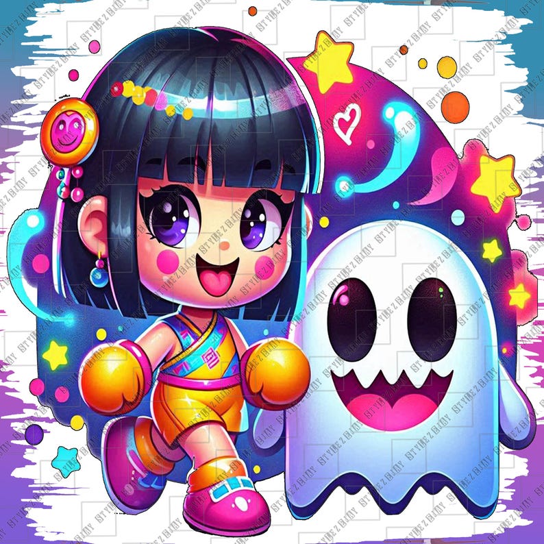 Ghost Punch Duo PNG - Etsy