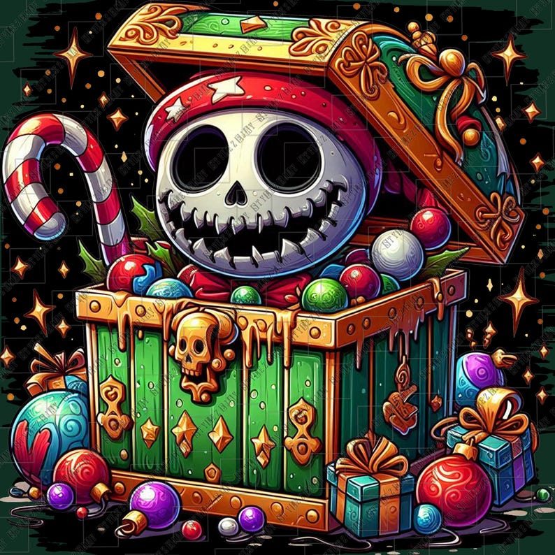 Jolly Nightmare Box PNG - Etsy