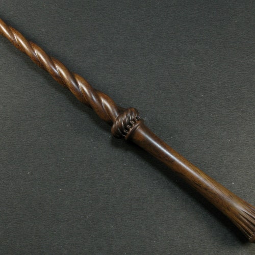 Mahogany and Bone Wizard Wand / Wood Magic Wand / Handcrafted | Etsy
