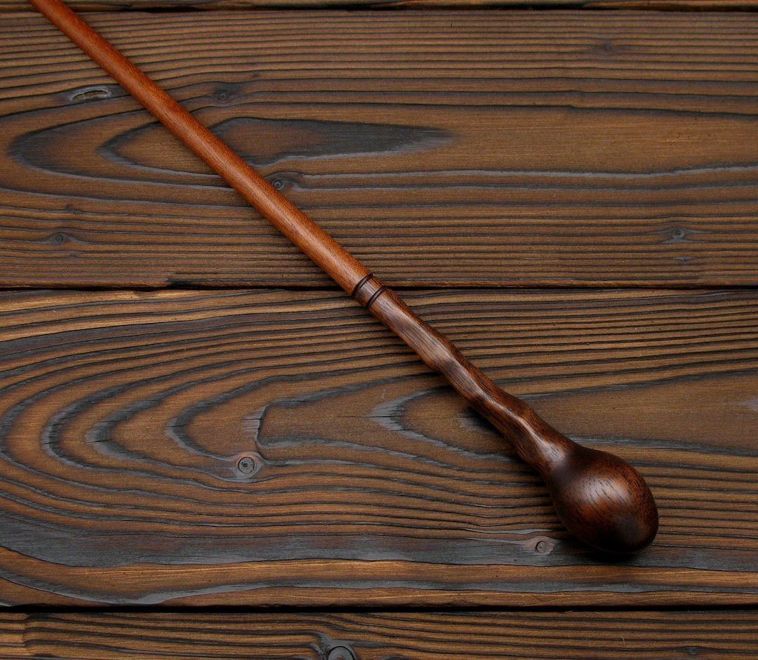 Professor Lupins Wand in Mahogany - Etsy