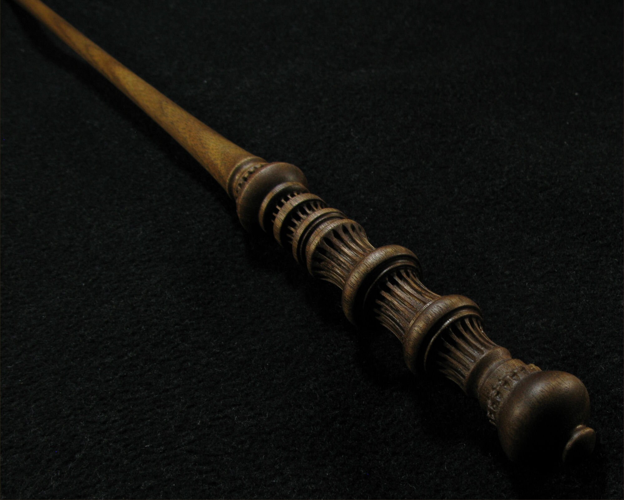 Walnut Wand real wood | Etsy