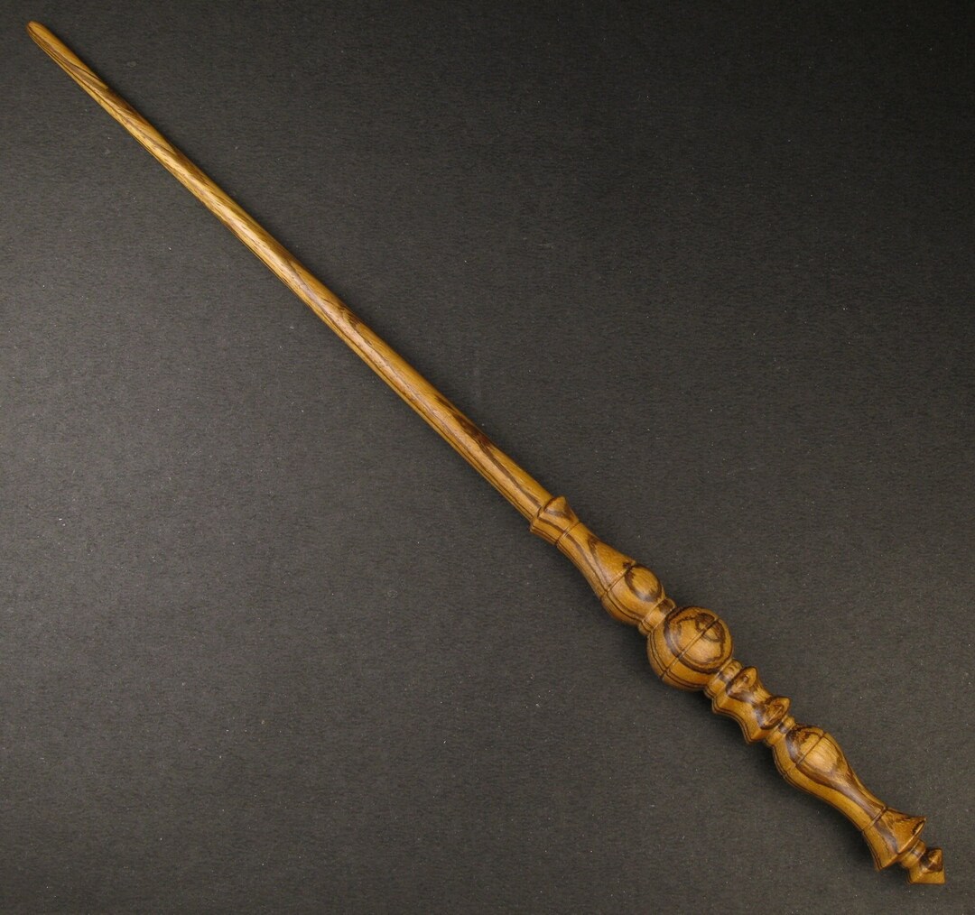 Zebrawood Wand Real Wood - Etsy