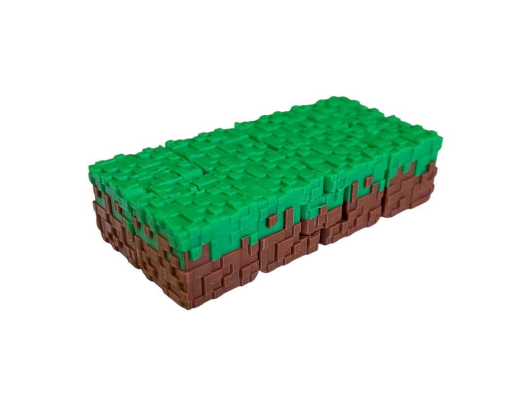 Minecraft Fidget Cube Grass Block Edition Stress Desk Toy - Etsy Australia