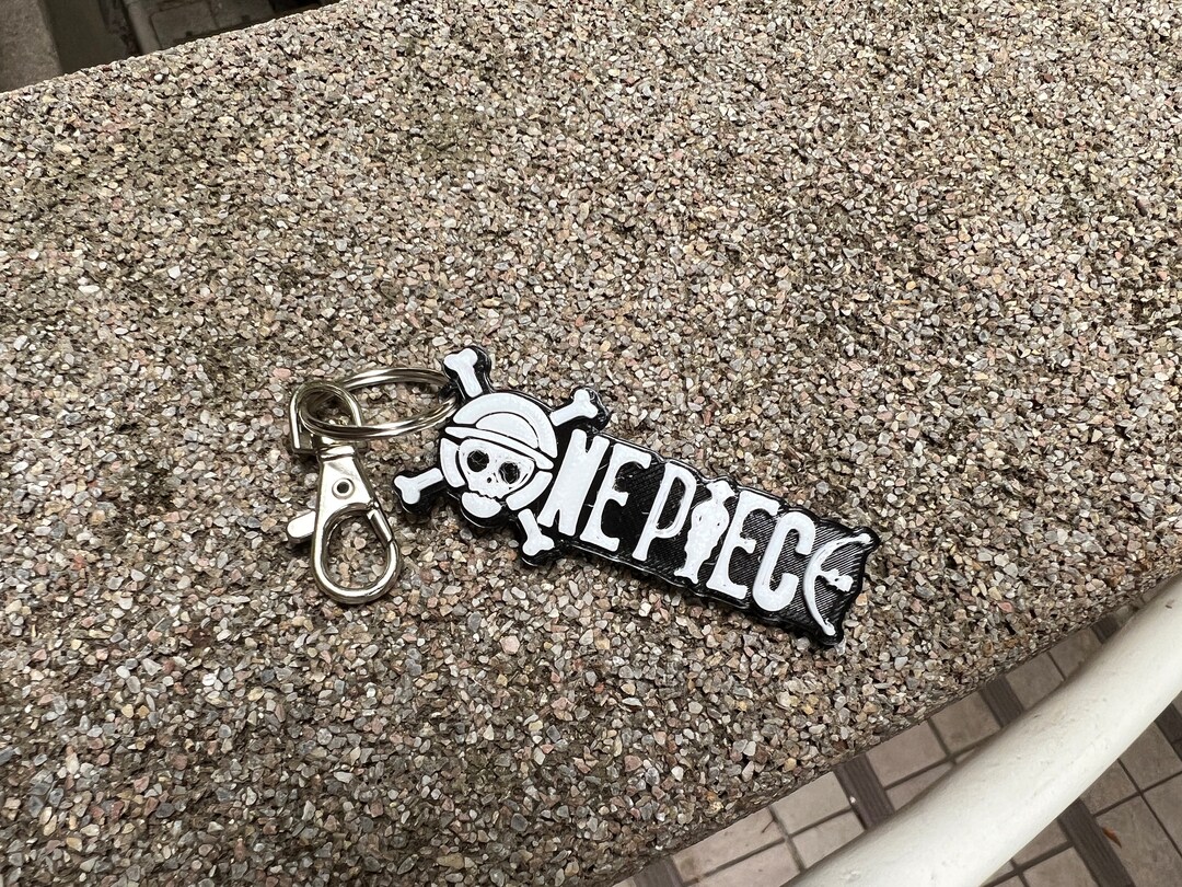 One Piece Anime Key Fob Ring Bag Tag 3D Printed - Etsy