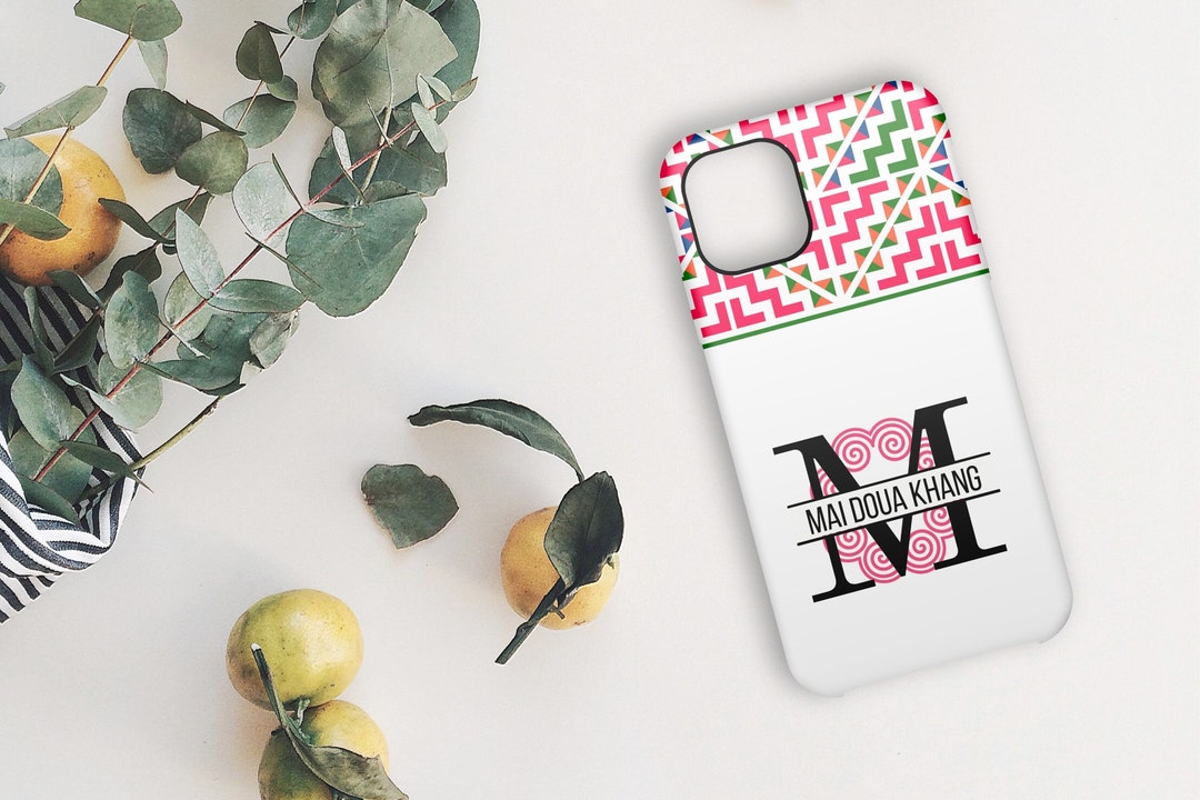 FREE SHIPPING Monogram Hmong Girl Custom Personalized Cell Phone Case ...