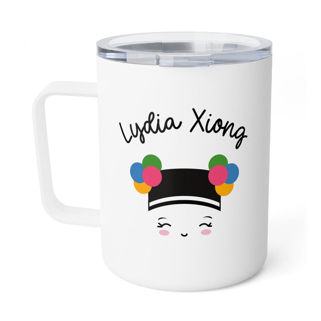 Hmong Kid Insulated Mug. 10 Oz Cup. Birthday Gift. Cute Cup. Hmong Girl ...