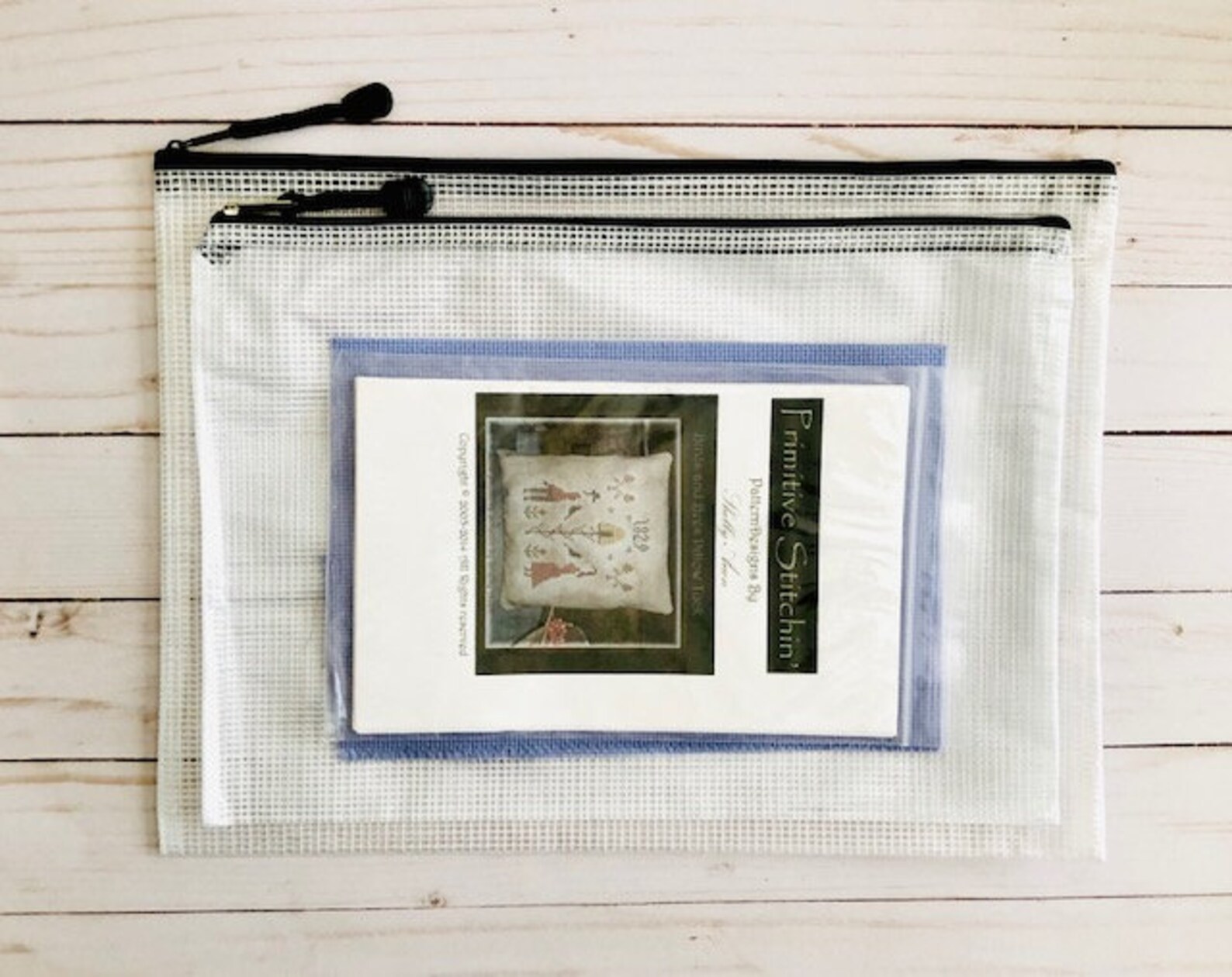 Cross Stitch Project Bag 2 Sizes Available Vinyl Project - Etsy