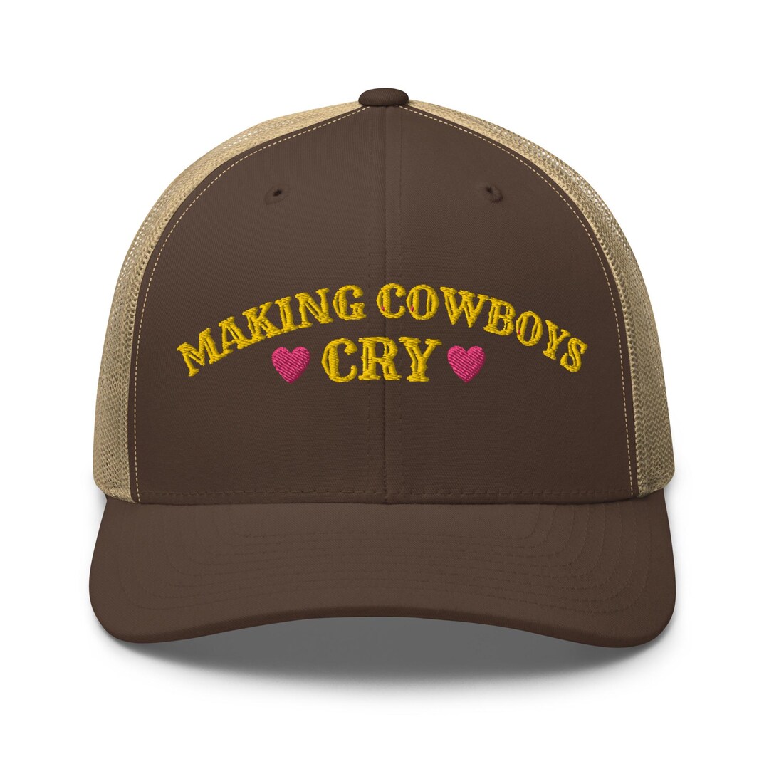 Making Cowboys Cry Trucker Hat, Women's Funny Trucker Hat, Cute Girly ...