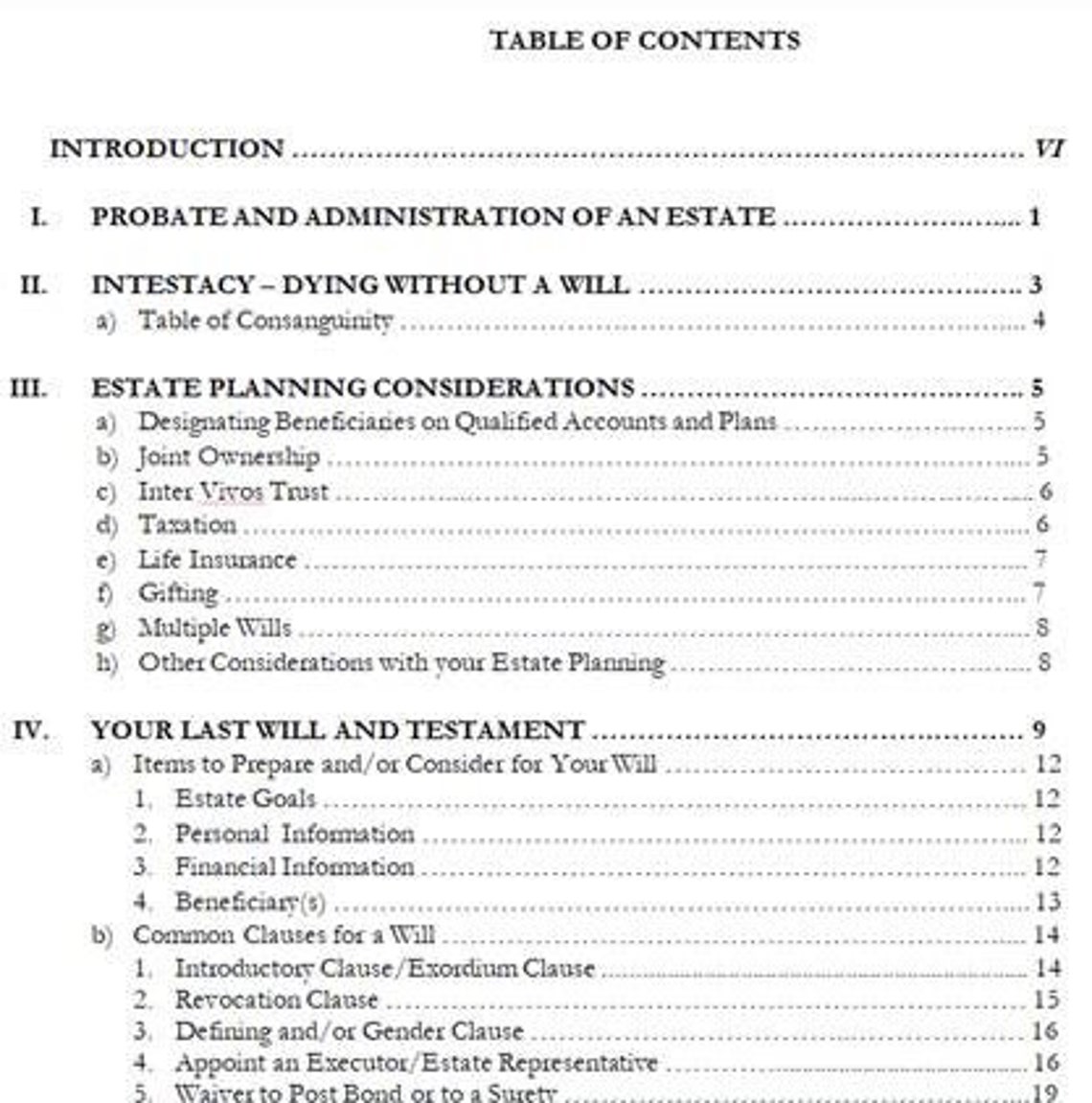 How to Write Your Own Will Guide and Workbook - Etsy