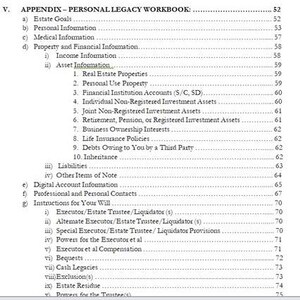 How to Write Your Own Will Guide and Workbook - Etsy