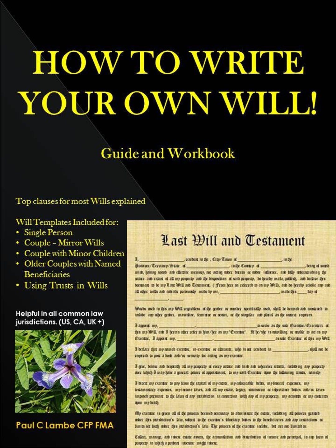 How to Write Your Own Will Guide and Workbook - Etsy