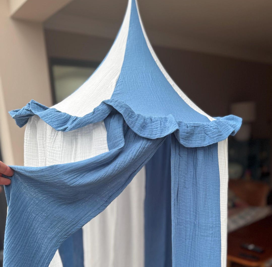 Blue Stripe Circus Play Tent Canopy - Etsy