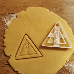 Traffic Sign Cookie Cutter | Danger Zone - Etsy