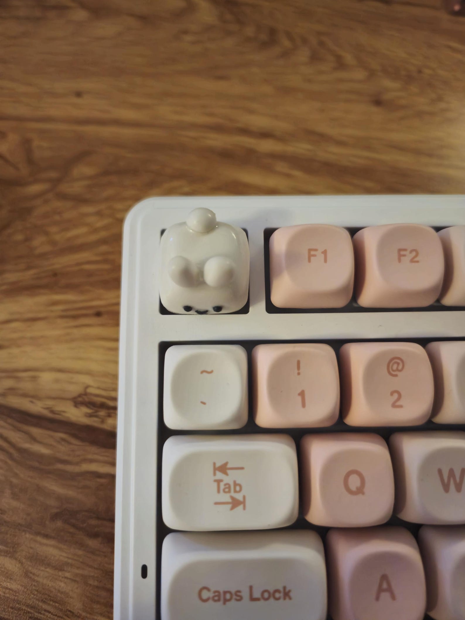 Miffy Inspired Handmade Artisan Keycap | Kawaii Keycaps | Cute Keycaps ...