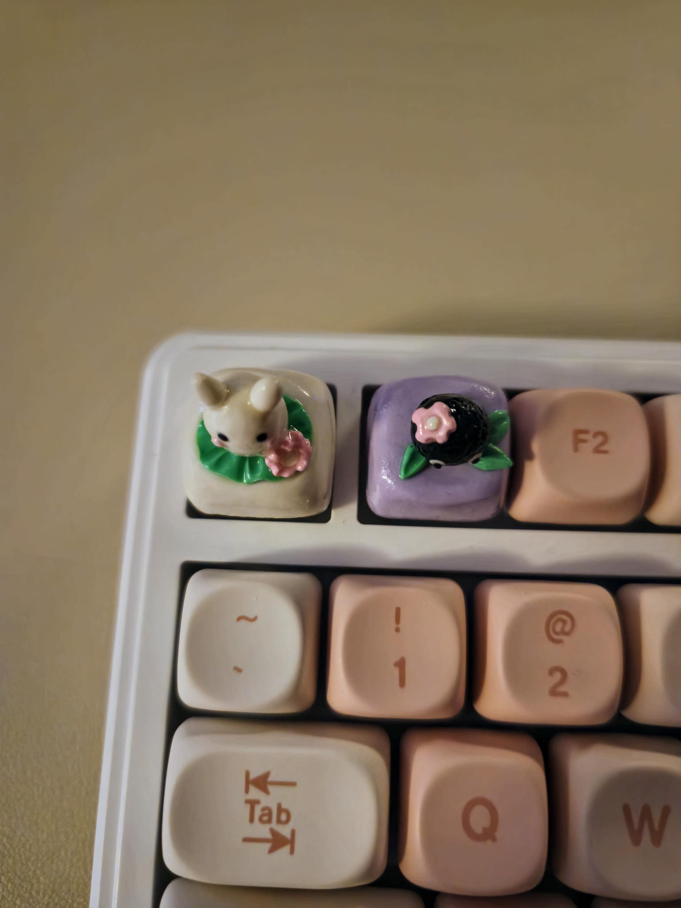 Chibi Totoro Artisan Keycap | Soot Sprite Keycap | Artisan Keycaps ...