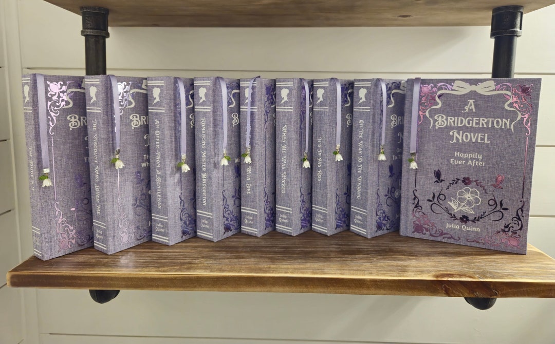 Bridgerton Rebound Books Bridgerton 9 Book Set Handmade Rebound Books ...