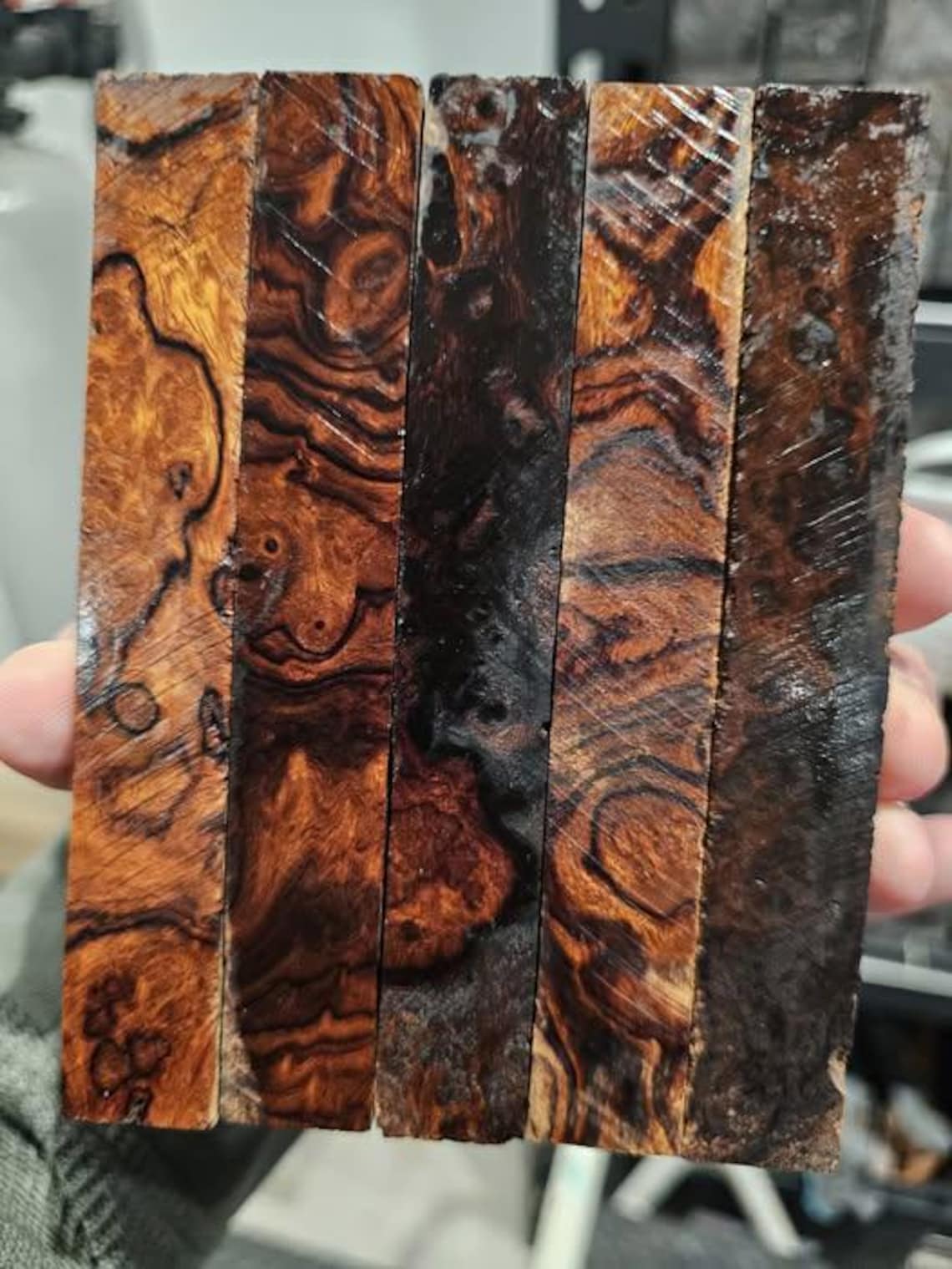 Desert Ironwood Burl Pen Blanks - Exotic Wood, Turning Supplies (5 Pack ...