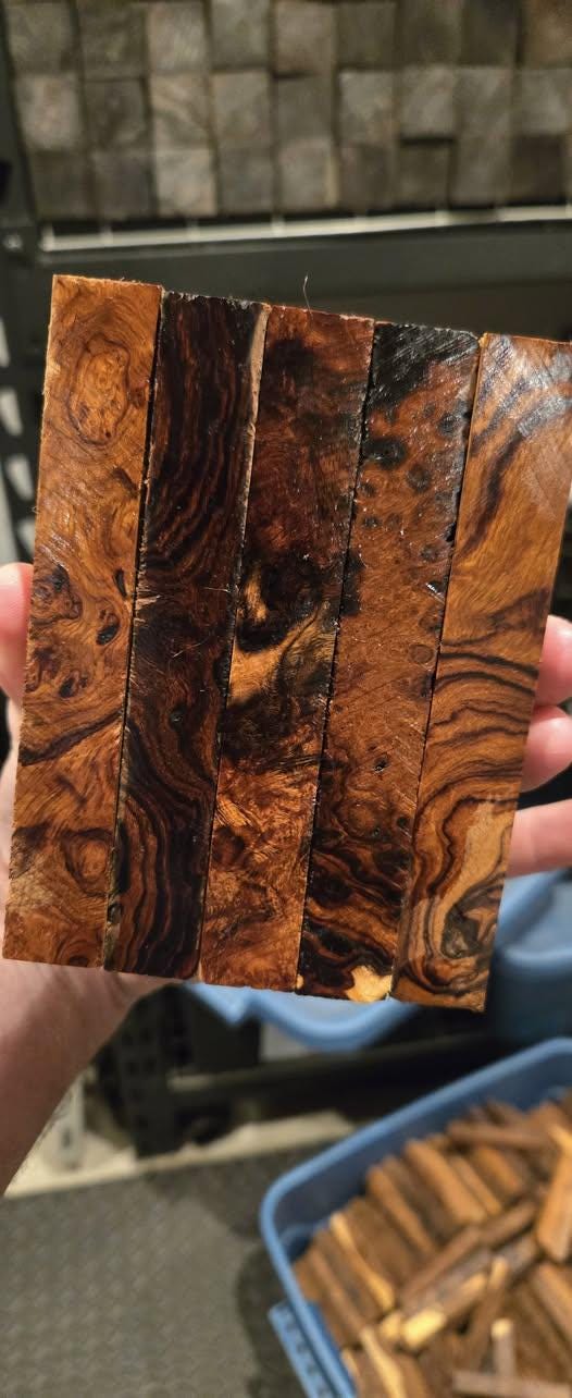 Desert Ironwood Burl Pen Blanks - Exotic Wood, Turning Supplies (5 Pack ...