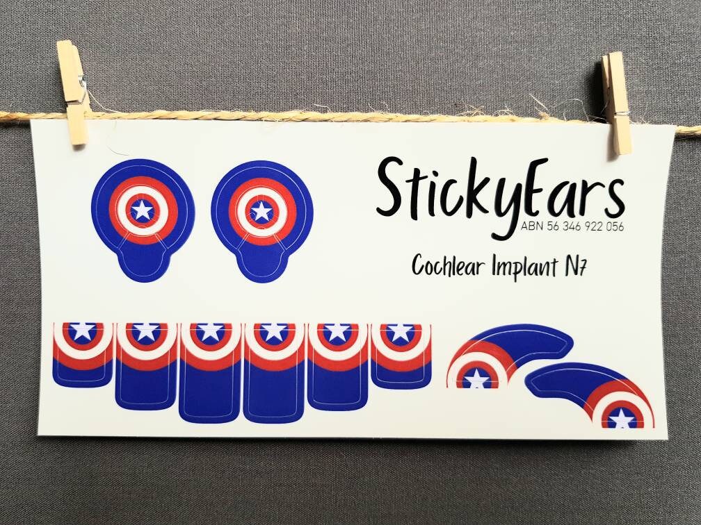 Cochlear N7 & N8 Sticker Star - Etsy