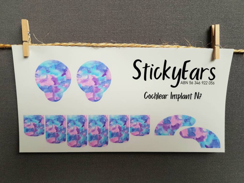 Cochlear N7 & N8 Sticker Marble - Etsy Australia
