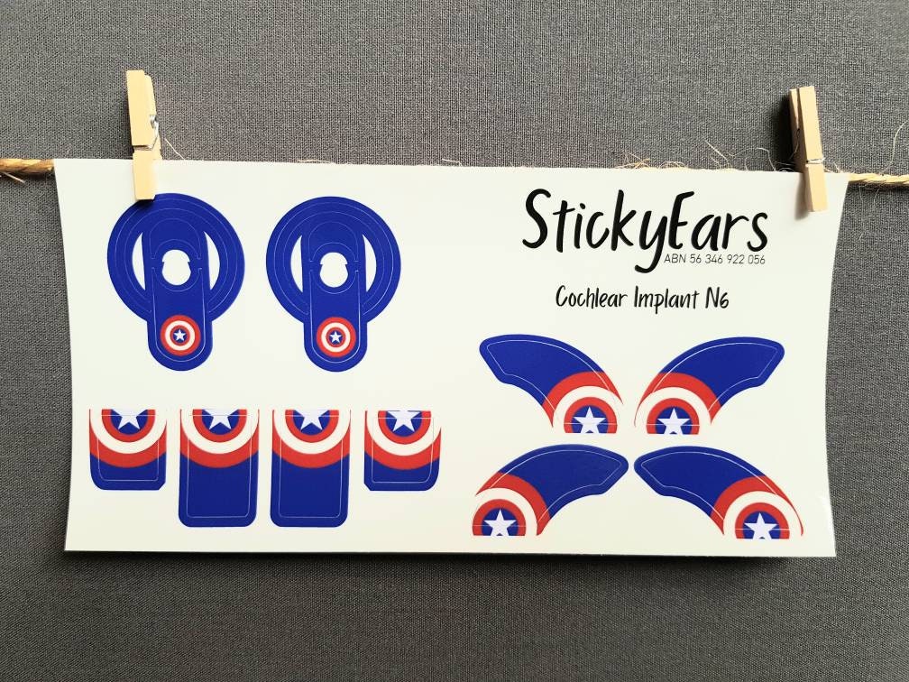 Cochlear N7 & N8 Sticker Star - Etsy