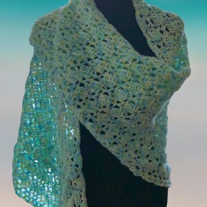 Whispers Shawl | Crochet Wrap | Regency Shawl | Spring Wrap | Handmade ...