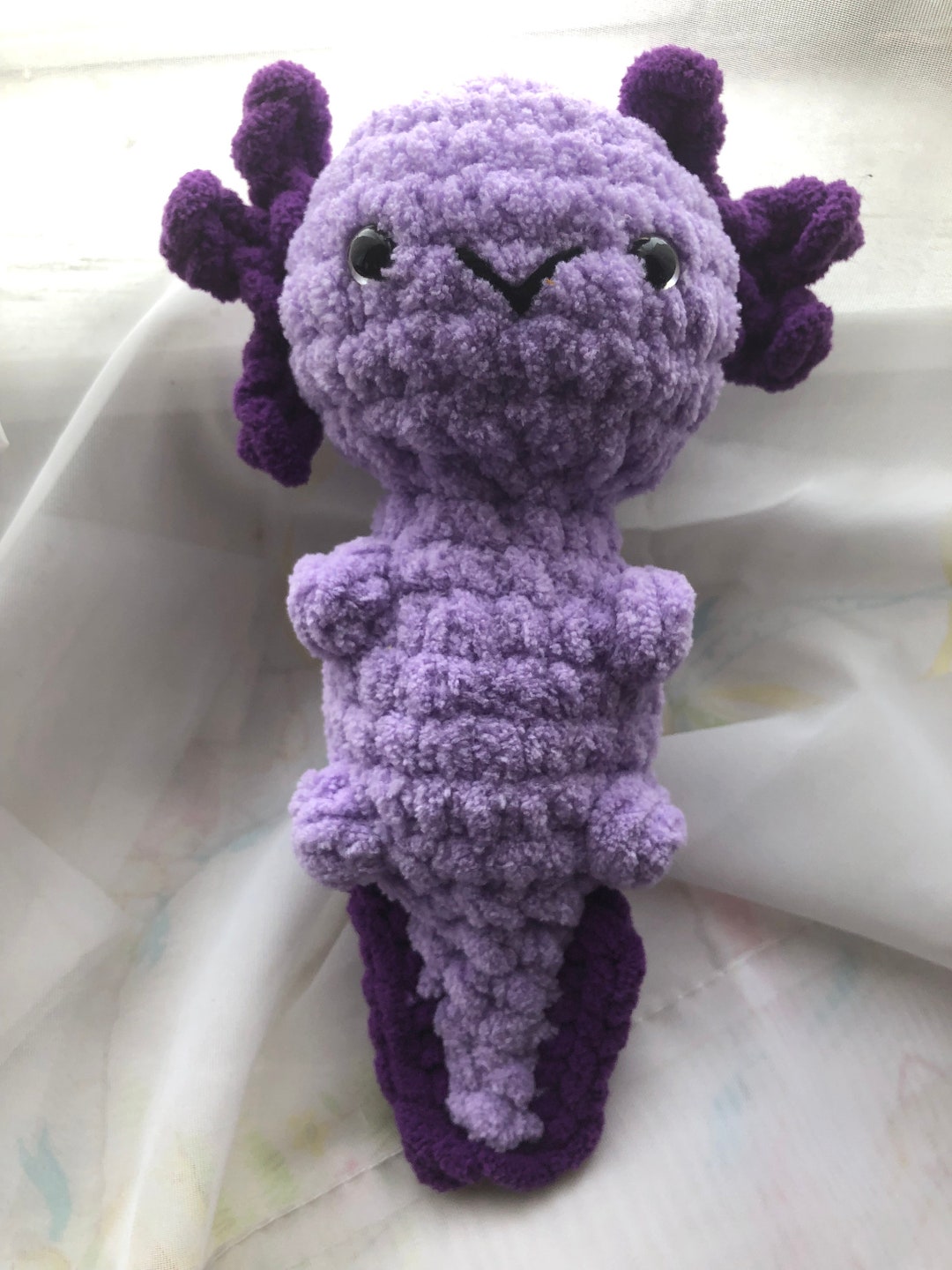 Baby Axolotl Plushie Toy Amigurumi Axolotl Kids Gift Crochet Stuffie ...