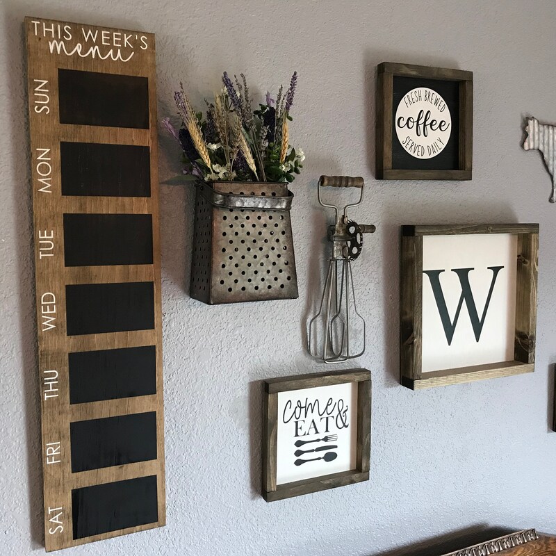 Weekly Menu Planner - Etsy