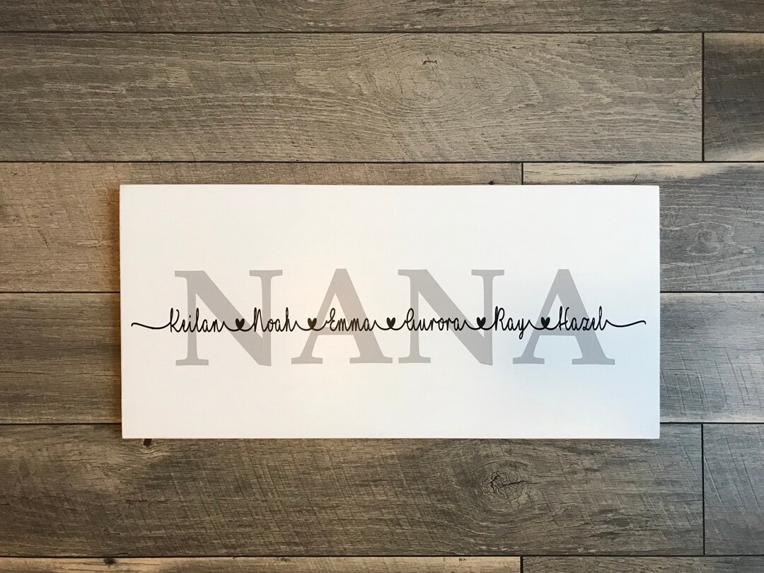 Nana Sign / Mimi Sign / Gigi Sign / Granny Sign / Grandparent Gift ...