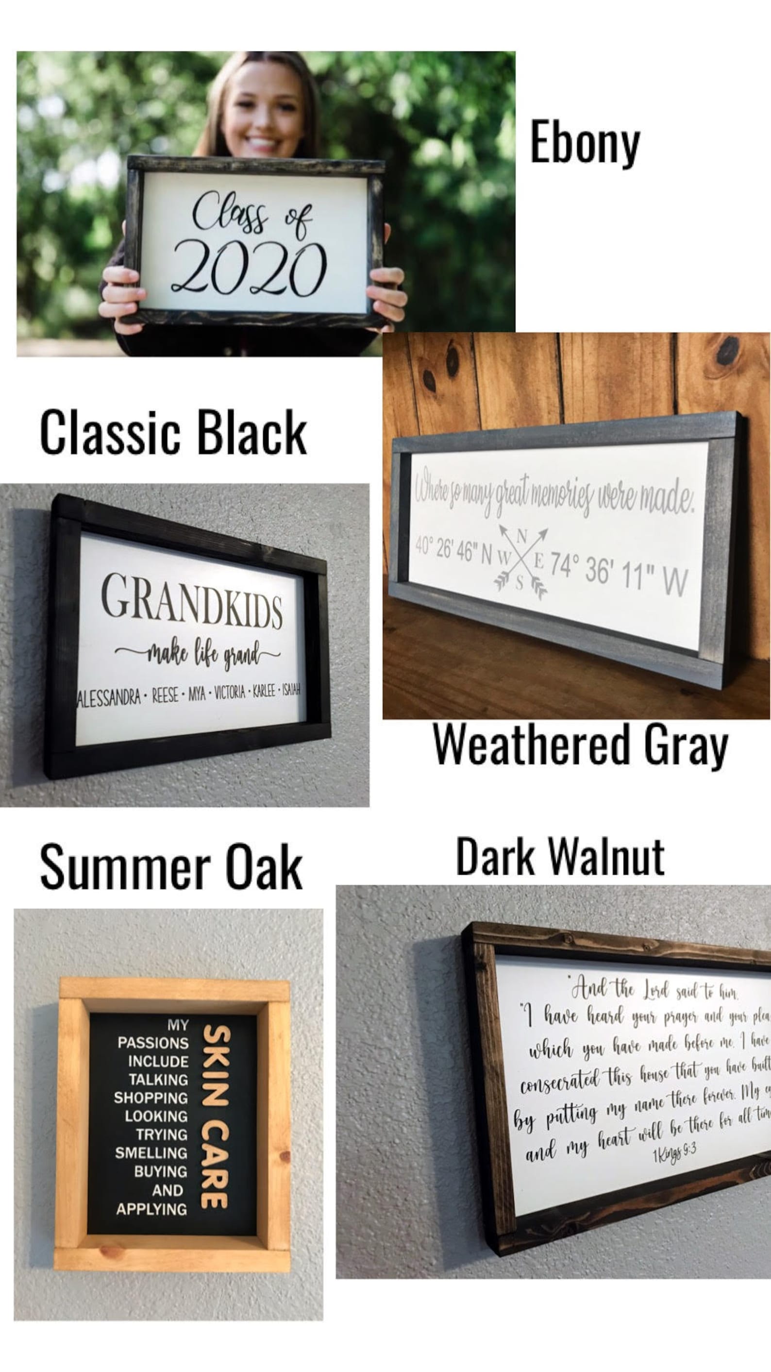 Weekly Menu Sign // Wooden Menu Sign // Meal Planning - Etsy