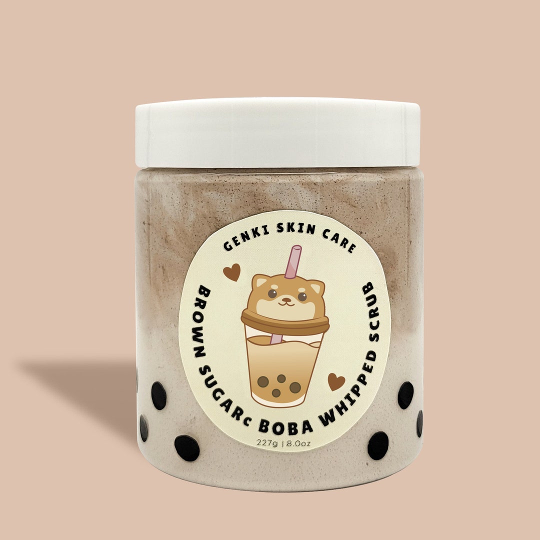 BROWN SUGAR BOBA Whipped Sugar Scrub Made With Real Sugar and Hydrating ...
