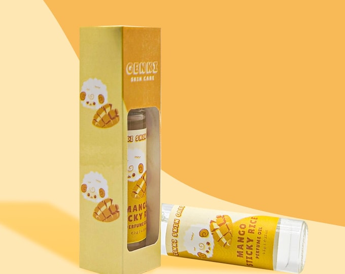 Mango Sticky Rice Sticker | Water-resistant, Laminated, Vinyl Die-cut ...